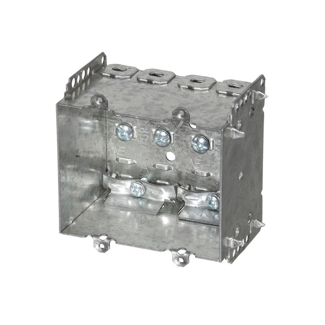 2104-LLE2 2 1/2” DEEP 2 GANG DEVICE BOX