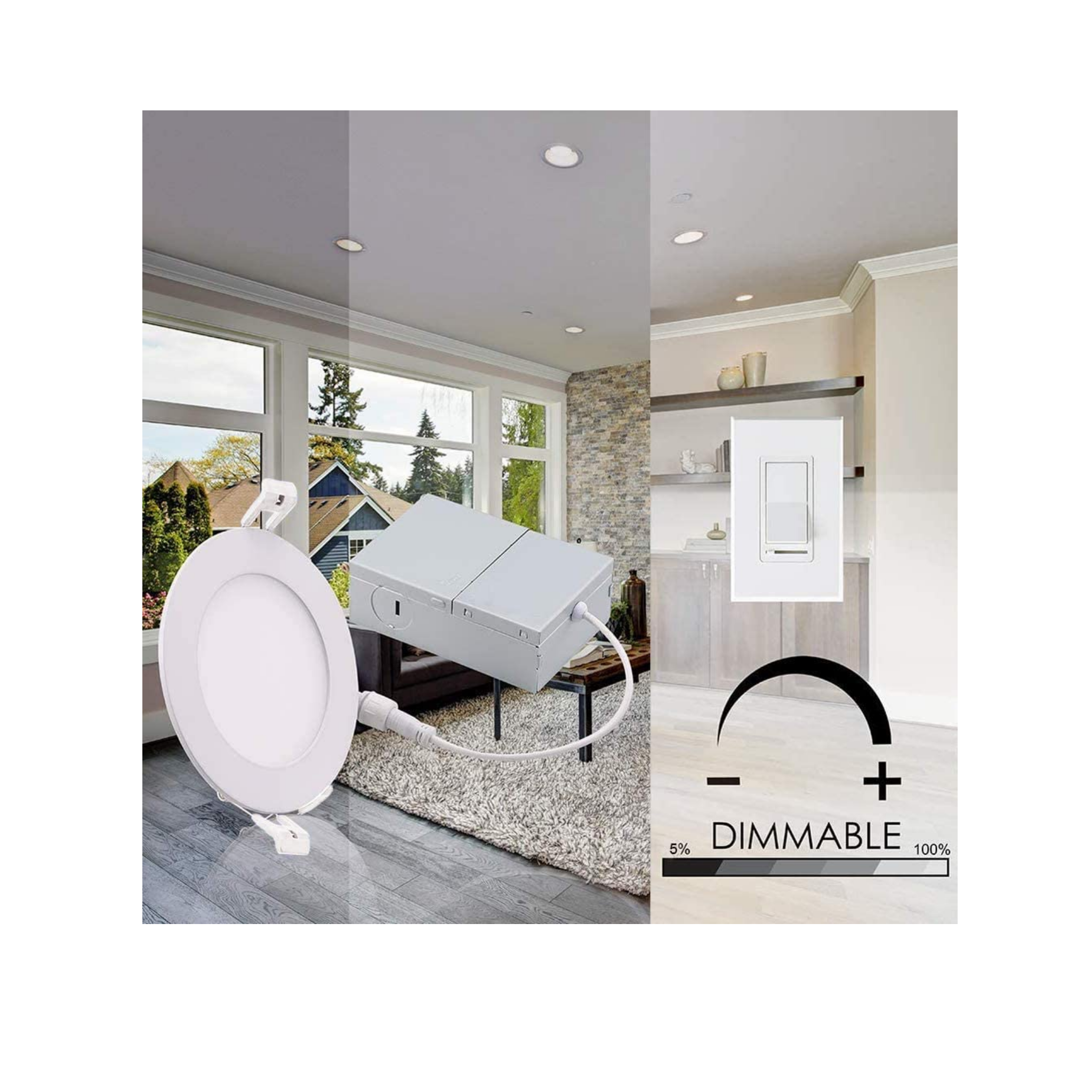 4Inch LED Recessed Panel Light Megatron